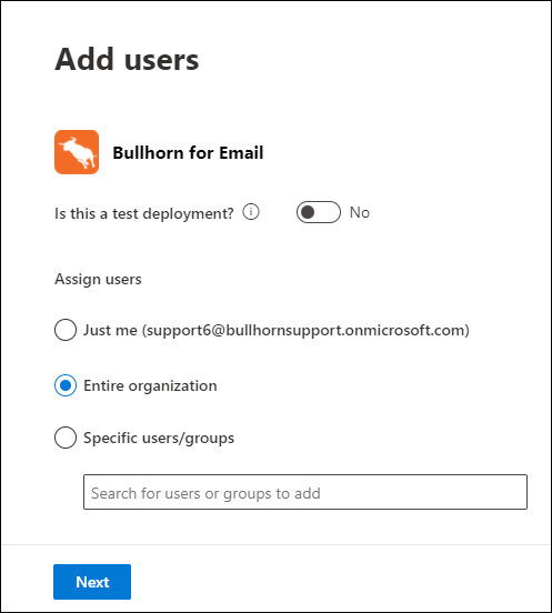 Enabling the Bullhorn Email and Calendar Integration with Microsoft ...