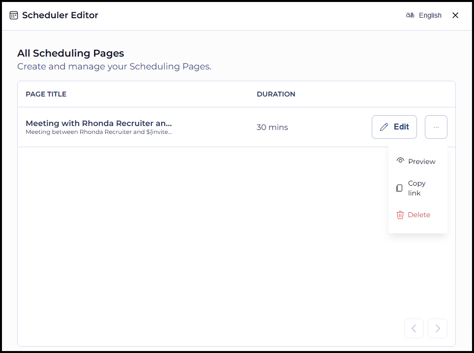 Configuring Your User Calendar