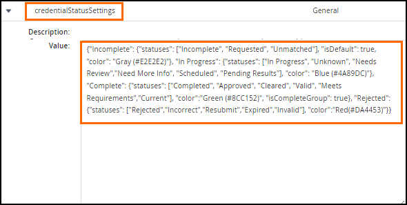 Customizing the Credential Overview Card