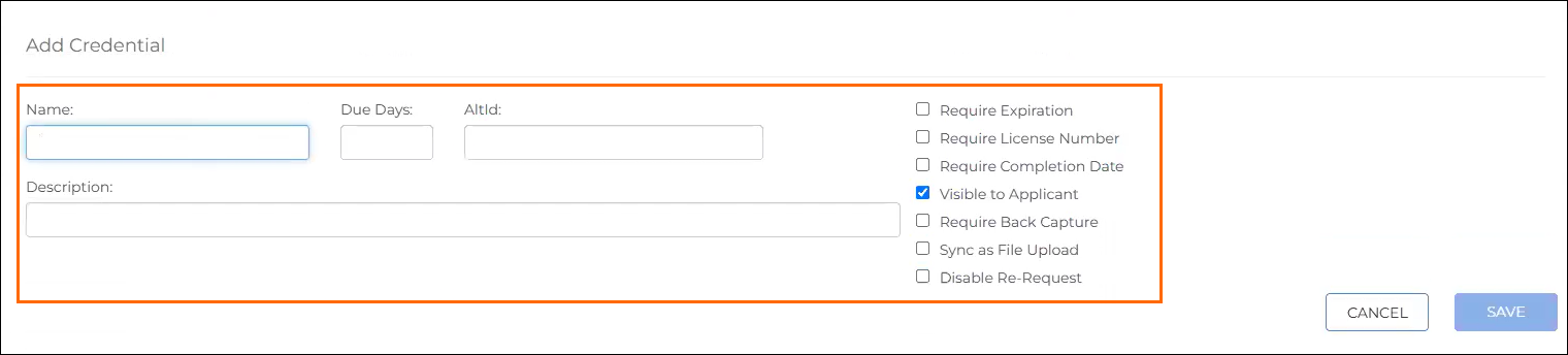 Add New Credentials to Talent Platform After ATS Creation