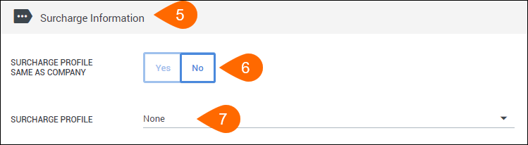 Adding a Surcharge to an Invoice at the Company or Billing Contact Level