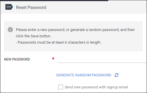 Changing an Admin Username or Password Changing an Admin Username or Password