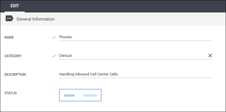 Creating Projects from the Managers Tab