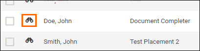 Entering an End Date for a Placement