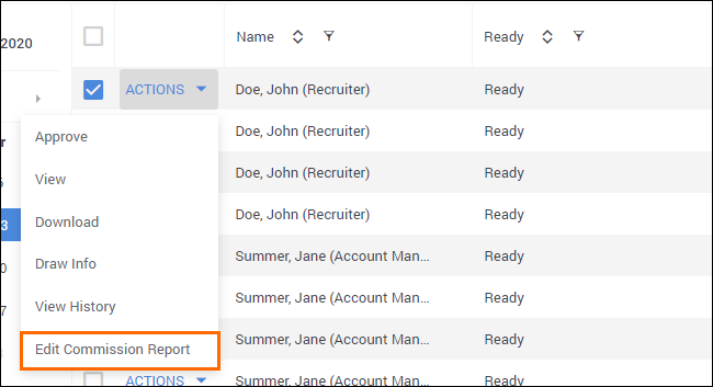Understanding Adjustments on Commission Reports