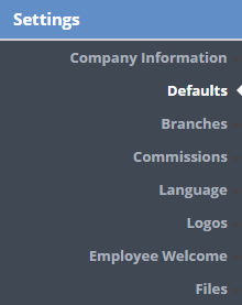 Understanding Default Settings