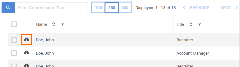 Using Goals with Commissions