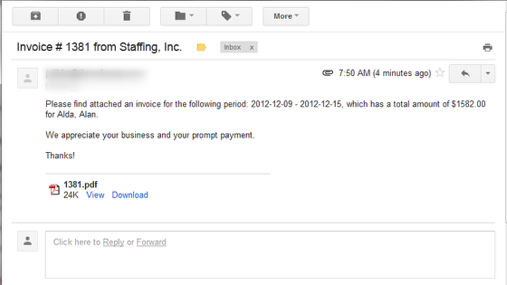 Using Variables with Billing Contacts