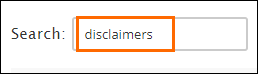 Editing Onboarding Disclaimers