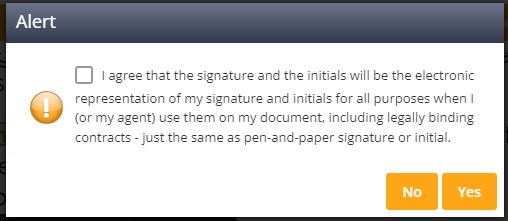 Enhanced E-Signature