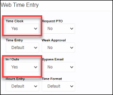 Virtual Time Clock (VTC) Setup