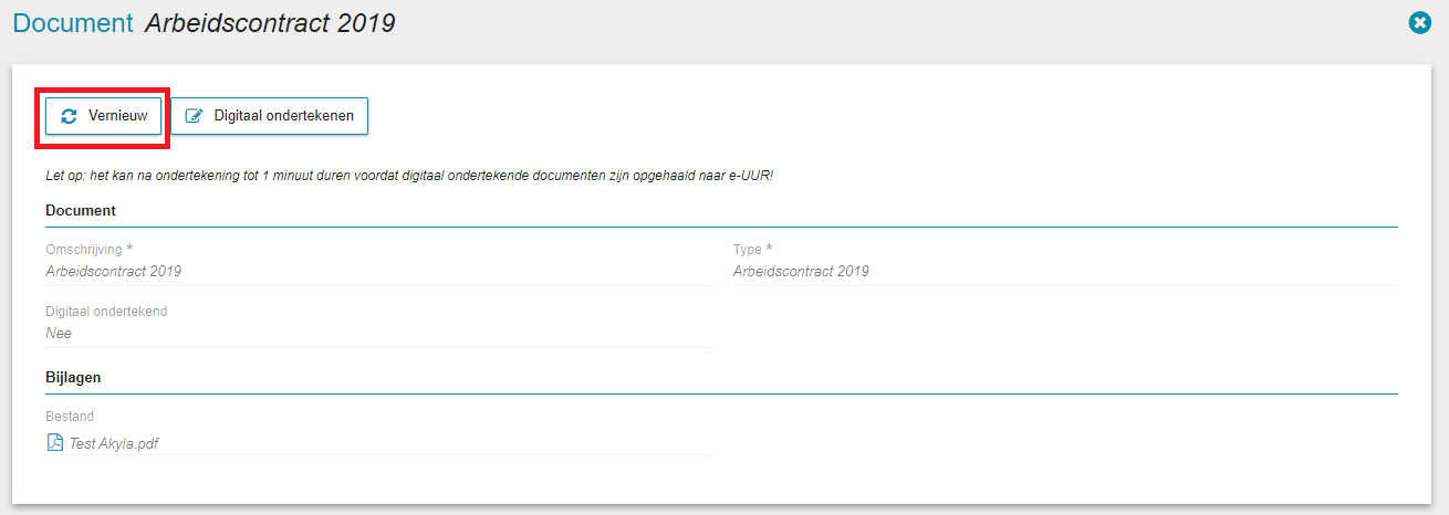 Document ondertekenen